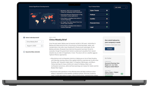 RANE Intelligence Briefs